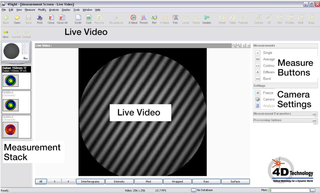4Sight Analysis Software - 4D Technology
