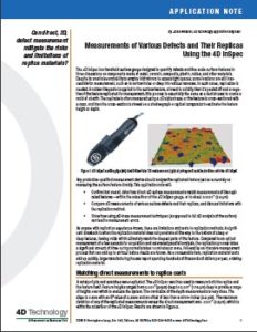 Application Notes - 4D Technology