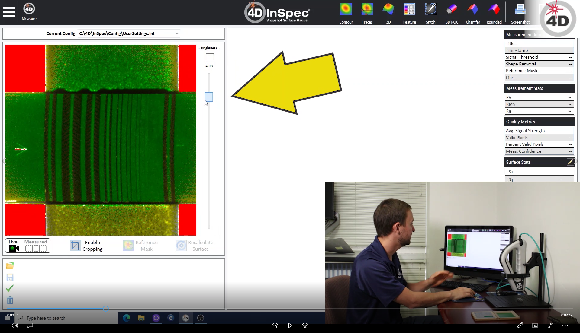 Calibrating Procedure for 4D InSpec XL - 4D Technology
