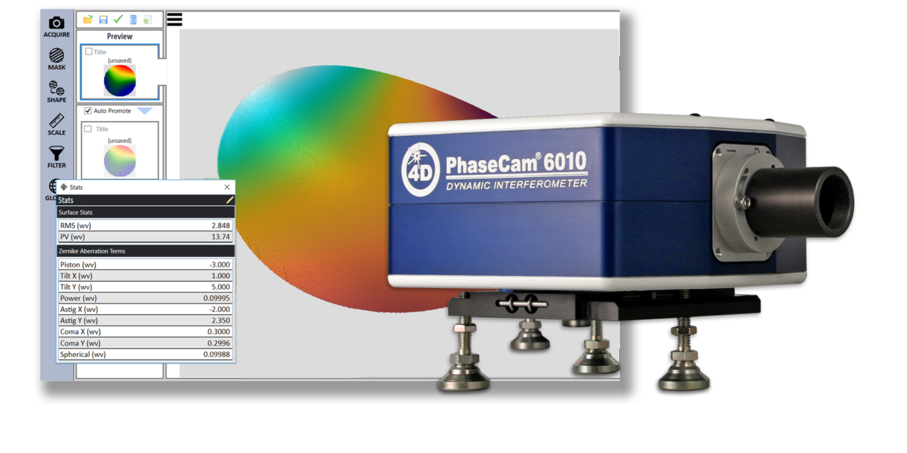 PhaseCam Compact Inteferometer - 4D Technology